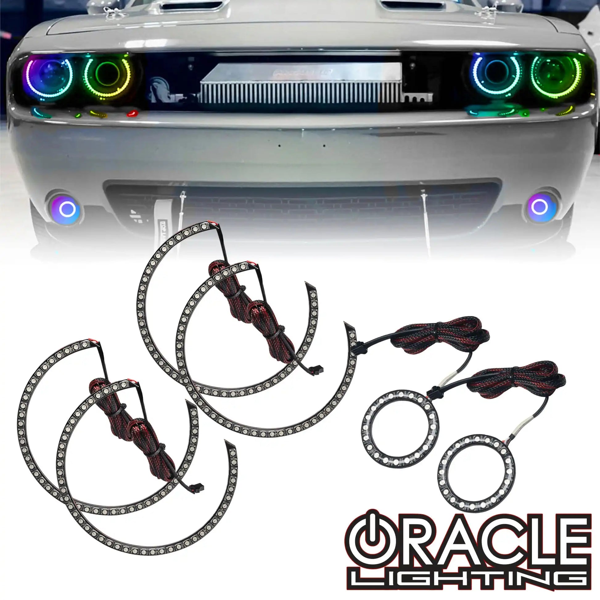 ORACLE Lighting 2015-2023 Dodge Challenger Dynamic ColorSHIFT Surface