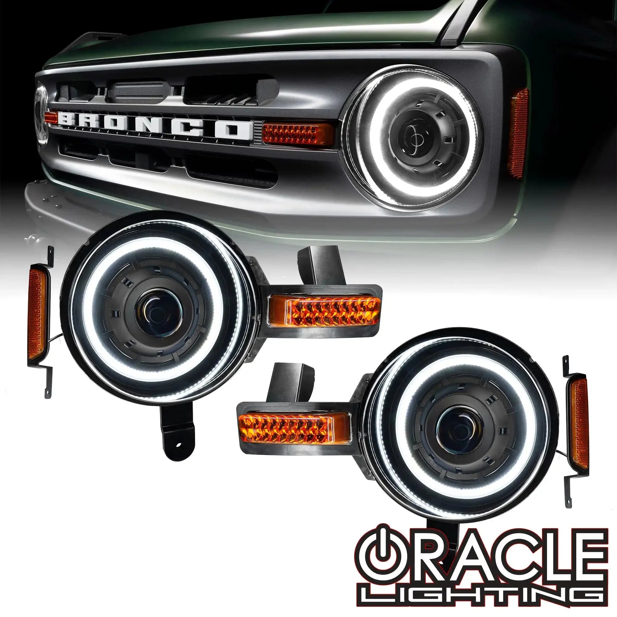 ORACLE Lighting Oculus™ Bi-LED Projector Headlights for 2021+ Ford Bro