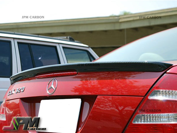 AMG Style Carbon Fiber Trunk Spoiler Fits For 2003-2009 Mercedes-Benz