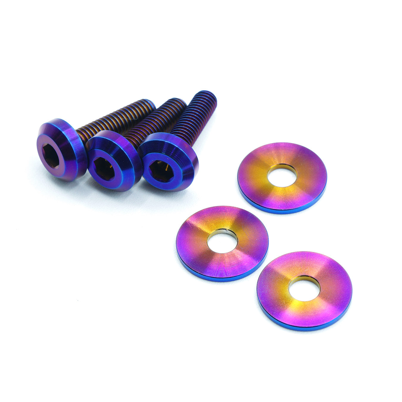 Titanium Engine Cover Hardware Kit – 2023+ Nissan Z / Infiniti Q50 Q60