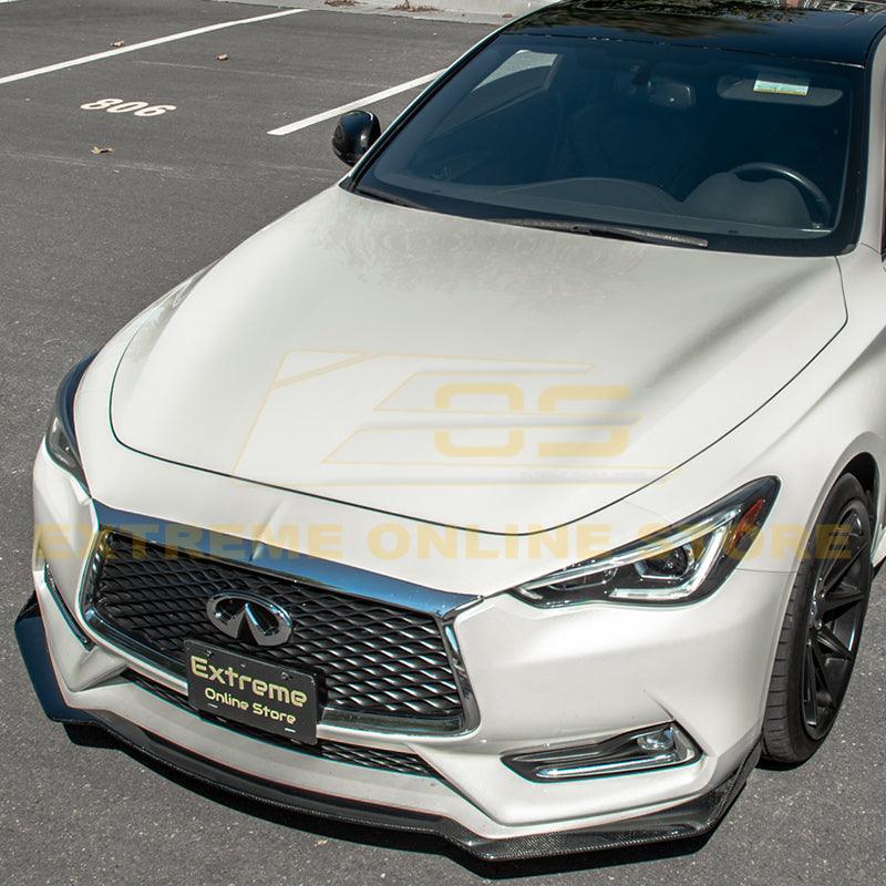 2017-Up Infiniti Q60 Carbon Fiber Front Splitter Ground Effect ...