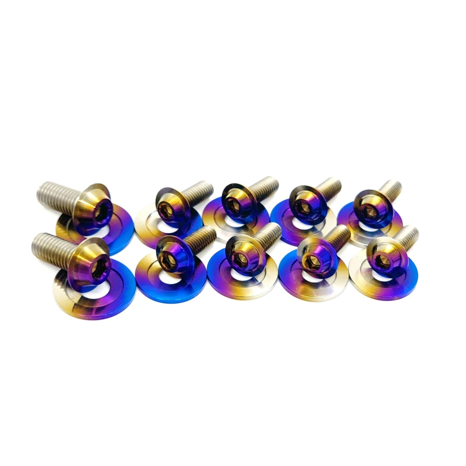 JDC Titanium Engine Bay Dress-Up Hardware Kit (15-21 Subaru STi ...