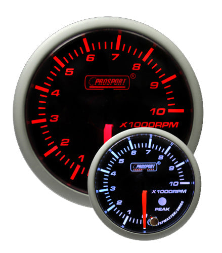 2-3/8" Amber/White Premium Tachometer - Prosport Gauges – Revline ...