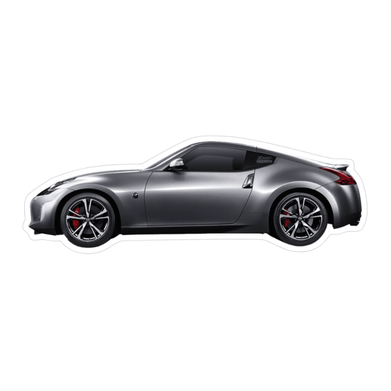Nissan 370z Z34 Sports Car (Charcoal) Vinyl Decal / Sticker - ZSPEC ...